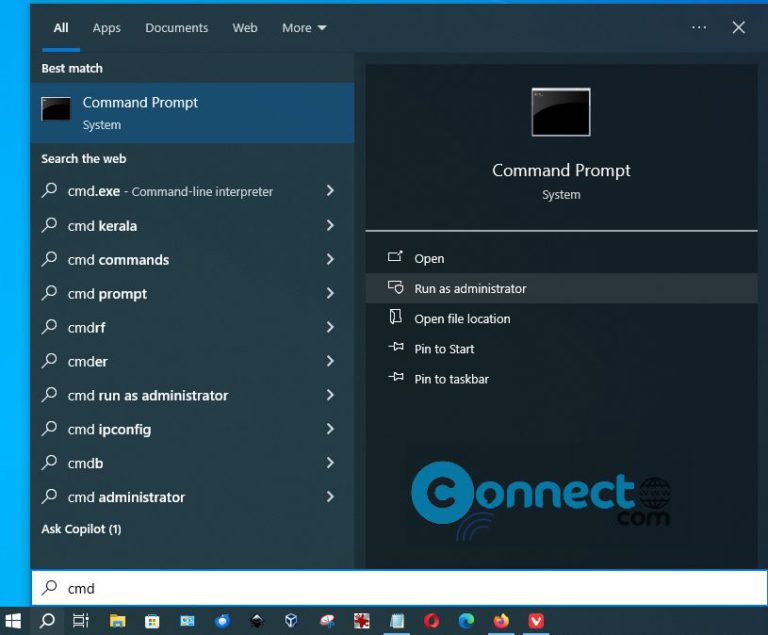Easily Run Command Prompt As An Administrator | CONNECTwww.com