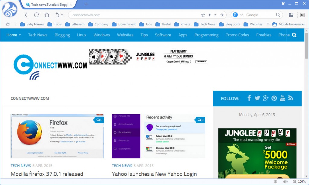 UC Browser for pc released | CONNECTwww.com
