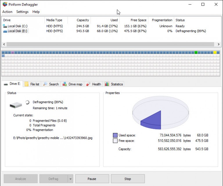 Defraggler – Free defragmentation tool for Windows | CONNECTwww.com