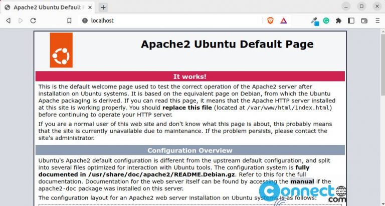 How to install and configure Apache,PHP,MySql and phpMyadmin (LAMP) on ubuntu | CONNECTwww.com