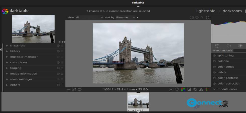 Darktable Photography and Raw Image Developer Software | CONNECTwww.com