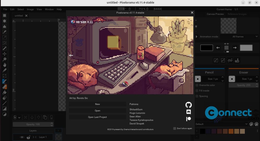 How to Install Pixelorama Pixel Sprite Editor on Ubuntu | CONNECTwww.com