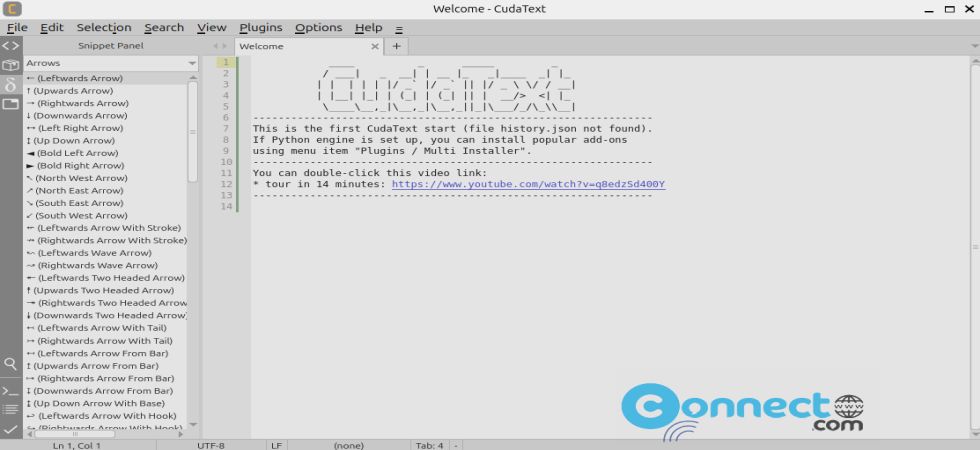 How to Install CudaText Code Editor on Ubuntu | CONNECTwww.com