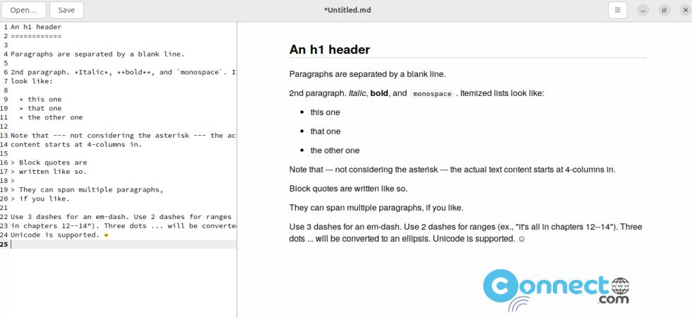 How to Install Marker Markdown Editor on Ubuntu | CONNECTwww.com
