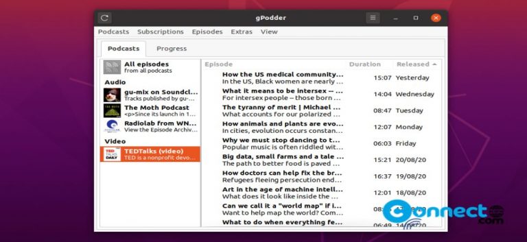 How to install gPodder Podcast Client on Ubuntu | CONNECTwww.com
