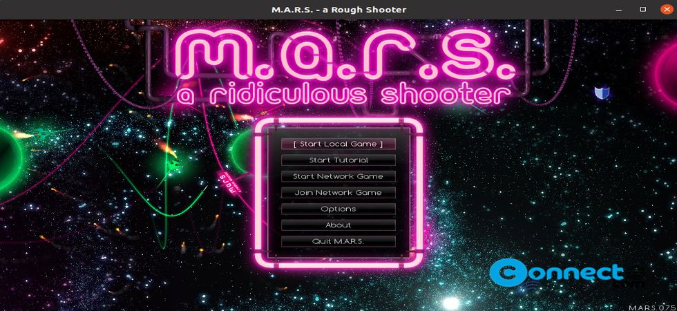 How to install M.A.R.S 2D Space Shooter Game on Ubuntu | CONNECTwww.com