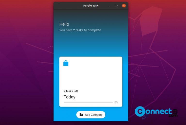 How to install Purple Task To do App on Ubuntu | CONNECTwww.com