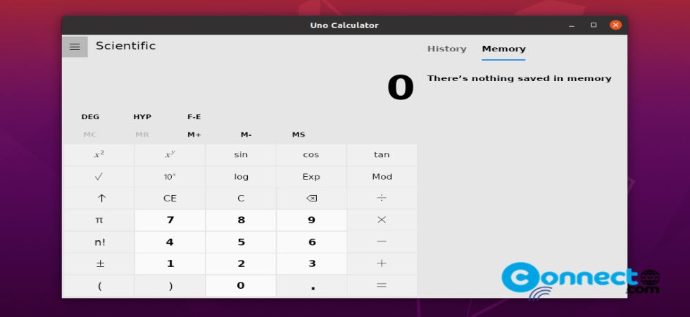 Uno Calculator – Install Windows Calculator on Ubuntu | CONNECTwww.com