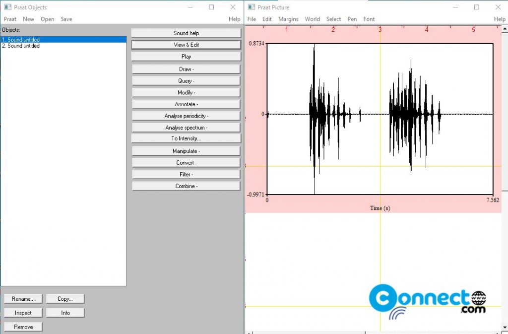 Analyze Synthesize and Manipulate speech with Praat | CONNECTwww.com