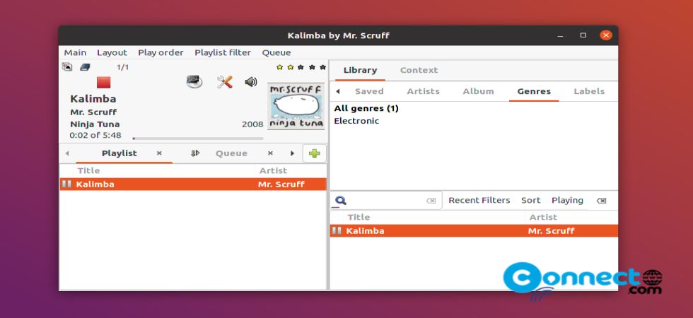 How to install Gmusicbrowser Music Player on Ubuntu | CONNECTwww.com