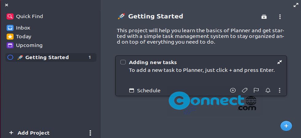 Planner Task manager and Todo Application | CONNECTwww.com