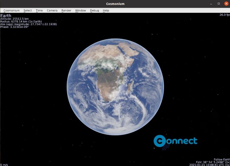 Cosmonium Free 3D Astronomy and Space Exploration Software | CONNECTwww.com