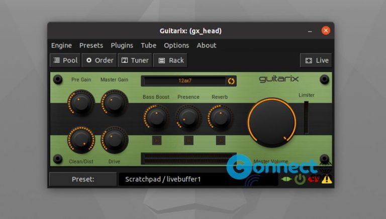 Guitarix Virtual Guitar Amplifier Software | CONNECTwww.com
