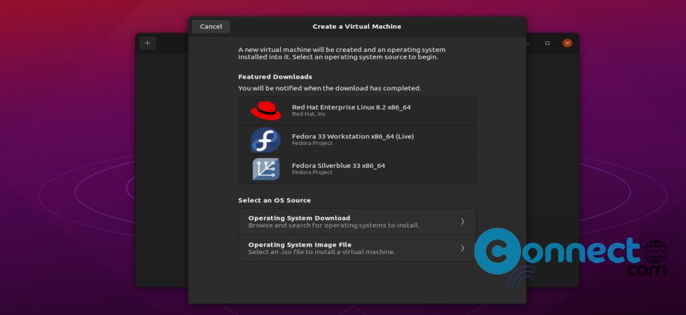 GNOME Boxes Virtual Machine Management Software | CONNECTwww.com