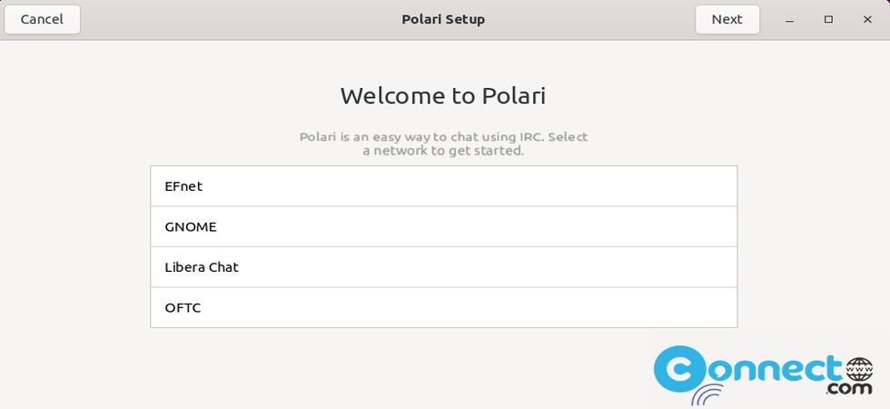 Polari Internet Relay Chat IRC Client | CONNECTwww.com