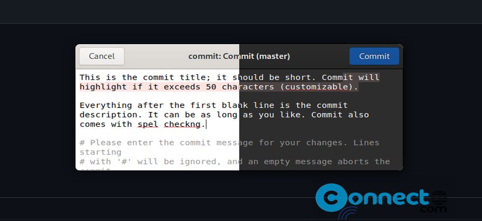 Write Git And Mercurial Commit Messages With Commit Application