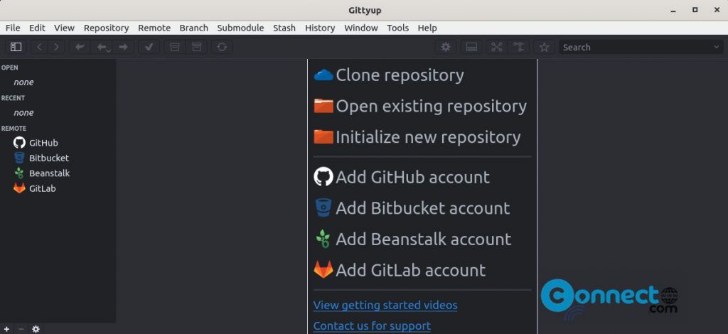 Gittyup Graphical Git Client | CONNECTwww.com