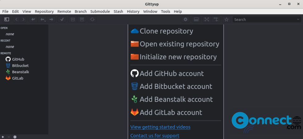 Gittyup Graphical Git Client | CONNECTwww.com