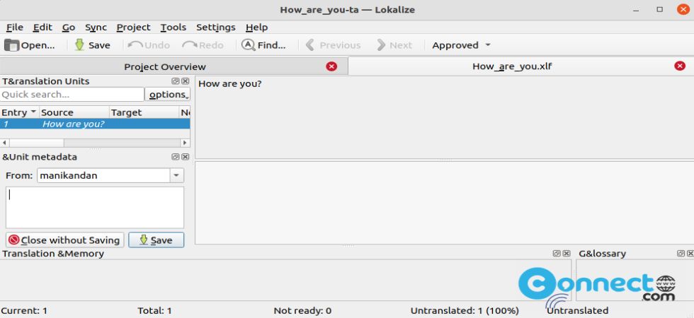Lokalize Computer Aided Translation Localization Tool | CONNECTwww.com