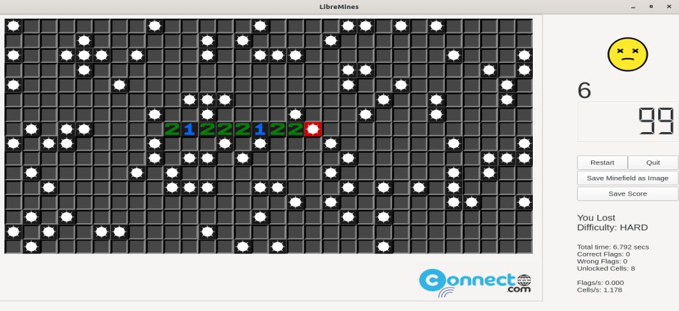 LibreMines Open Source Minesweeper Game | CONNECTwww.com