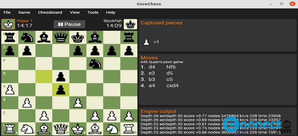 CoreChess Chess Game with Multiple Chess Engines | CONNECTwww.com