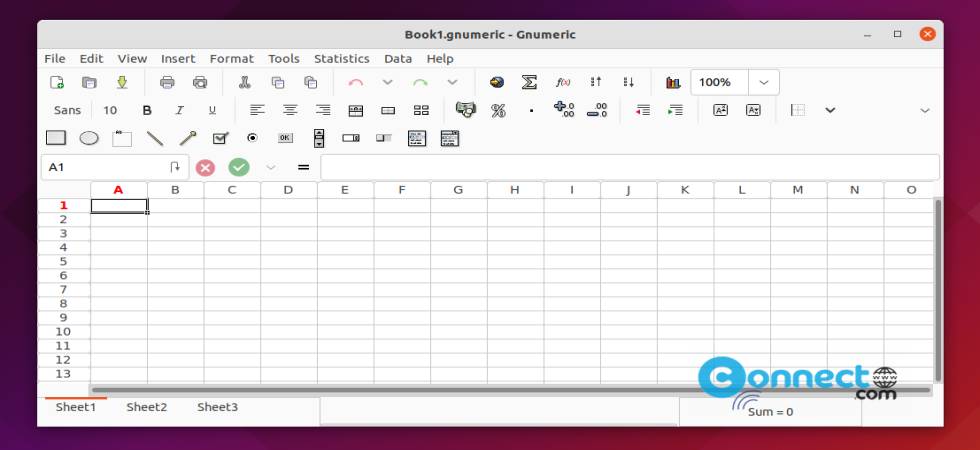 The Gnumeric Spreadsheet Application | CONNECTwww.com