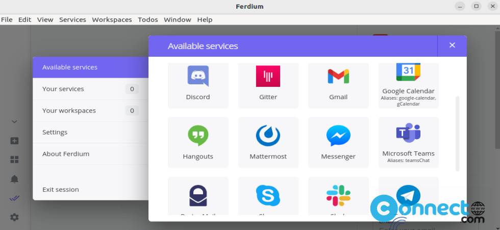 Ferdium – Manage All Messaging and Chat Services | CONNECTwww.com