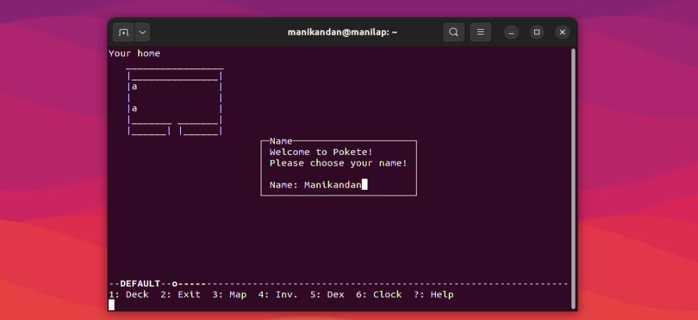 Pokete Terminal based Pokemon like Game | CONNECTwww.com