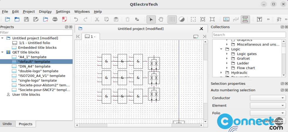QElectroTech Electrical Diagram Editor | CONNECTwww.com