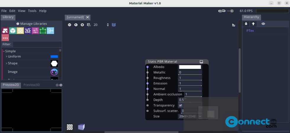 Create Textures and Paint 3D models with Material Maker | CONNECTwww.com
