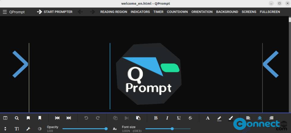 QPrompt Teleprompter Software for Video Creators | CONNECTwww.com