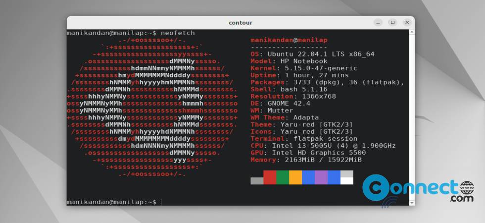 Contour Terminal Emulator Application | CONNECTwww.com