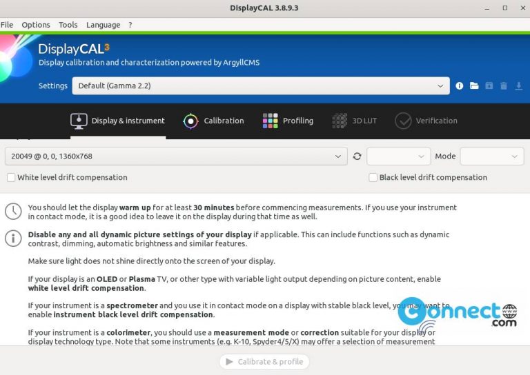 DisplayCAL Display Calibration and Profiling | CONNECTwww.com