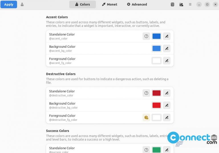 Change the look of Adwaita theme and Libadwaita with Gradience | CONNECTwww.com