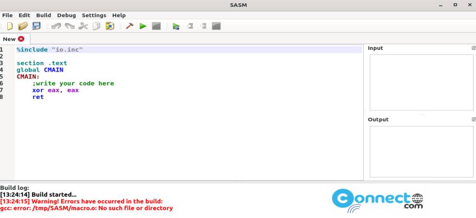 SASM IDE for NASM, MASM, GAS and FASM Assembly Languages | CONNECTwww.com