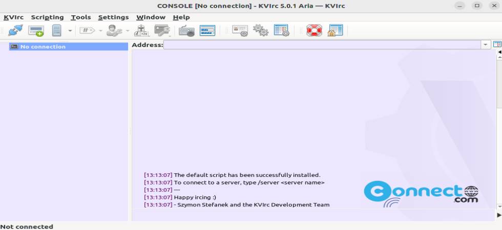 KVIrc IRC Client Application | CONNECTwww.com