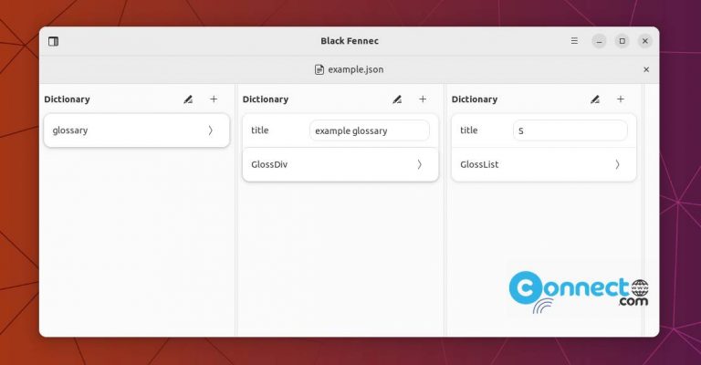 Black Fennec Semi Structured Data Editor | CONNECTwww.com