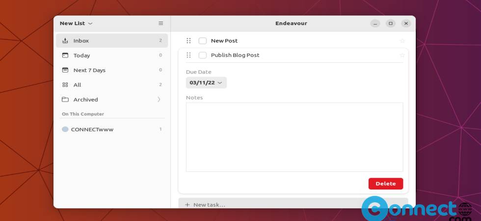 Endeavour To Do Task Management Application CONNECTwww endeavour-to-do-task-management-application-connectwww