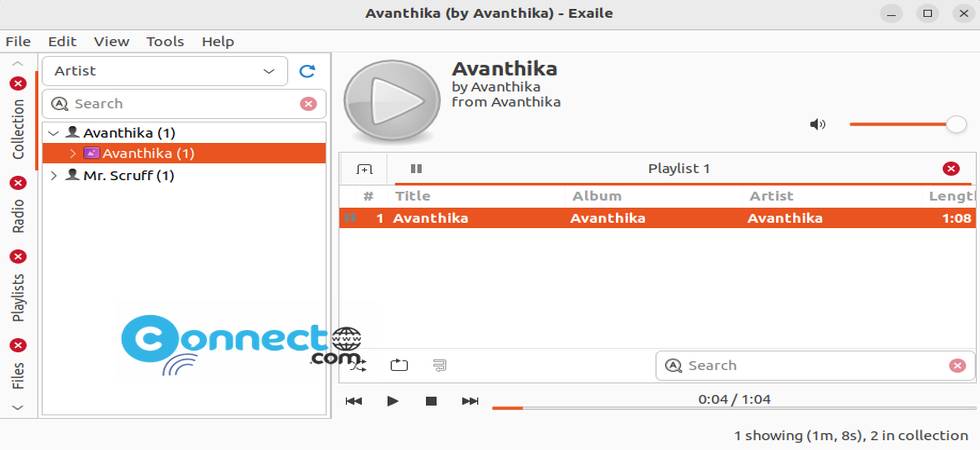 Exaile Music Player | CONNECTwww.com