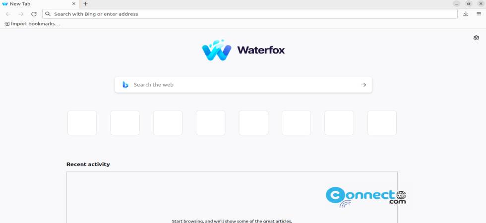 Waterfox Web Browser | CONNECTwww.com
