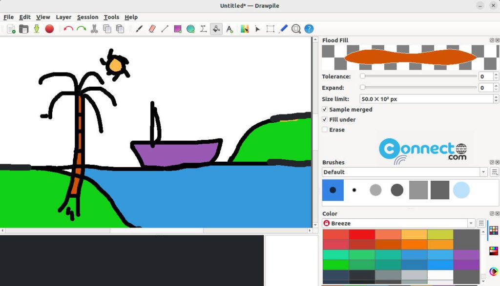 Drawpile Collaborative Drawing Application | CONNECTwww.com