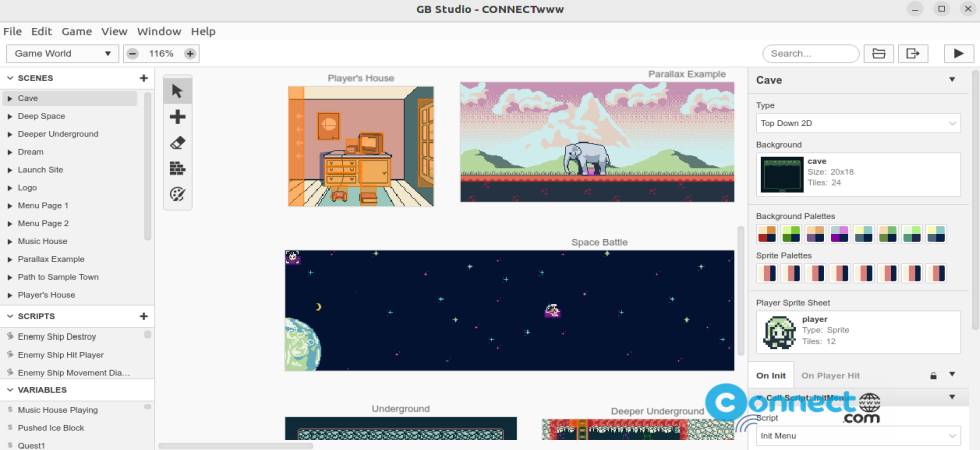 GB Studio Retro Game Creator Software | CONNECTwww.com