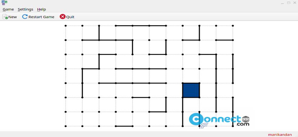 KSquares Dots and Boxes Game | CONNECTwww.com