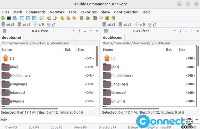 Double Commander File Manager | CONNECTwww.com