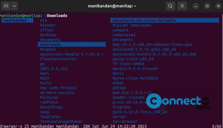 LF Terminal File Manager | CONNECTwww.com