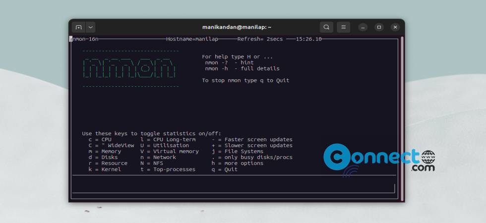 How to Monitor System Performance with Nmon in Ubuntu | CONNECTwww.com