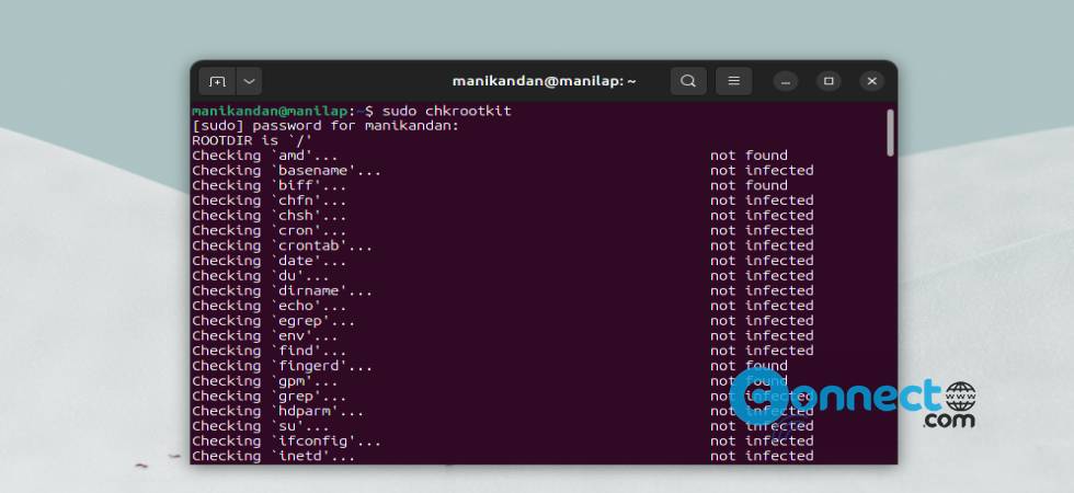 Chkrootkit Rootkits Security Scanner for Linux | CONNECTwww.com