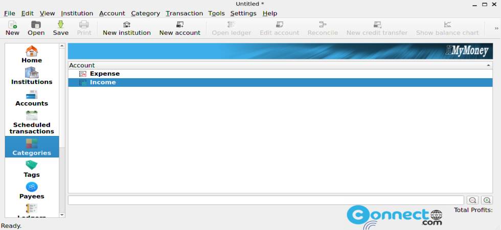 KMyMoney Personal Finance Manager app | CONNECTwww.com