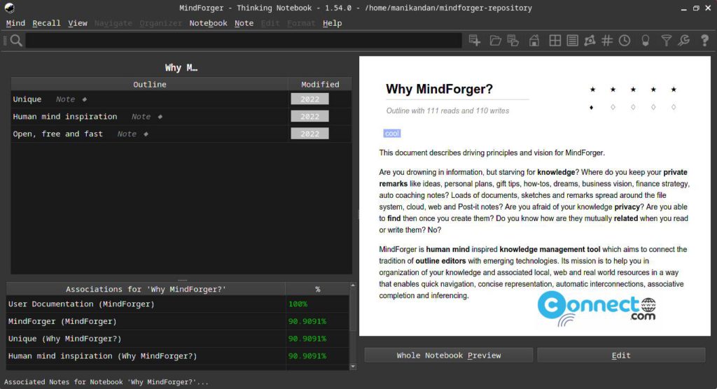 MindForger Note Taking & Markdown Editor | CONNECTwww.com