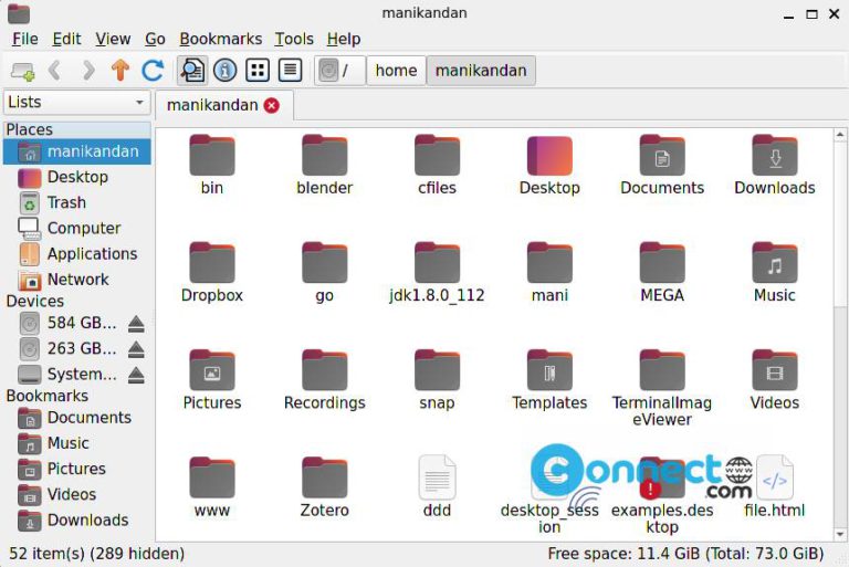 PCManFM-Qt File Manager | CONNECTwww.com